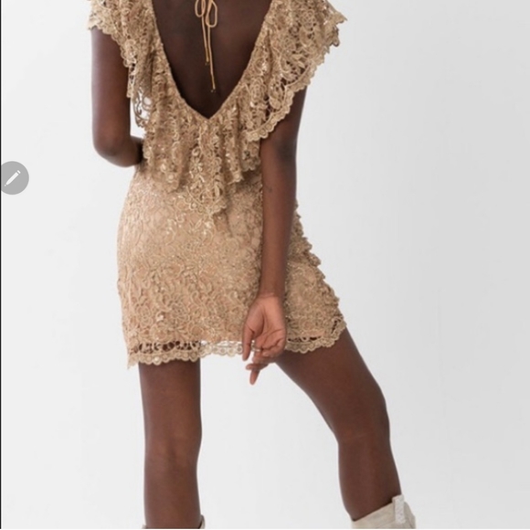 Spell | Dresses | Spell Nina Lace Sequin Shift Mini Dress | Poshmark